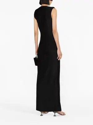 Amen Ruched-effect Maxi Dress