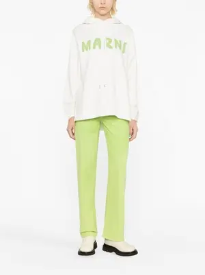 Marni Logo-print Cotton Hoodie