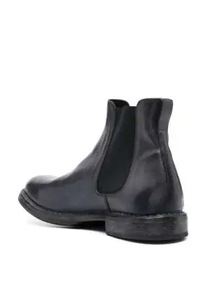 Moma Tronchetto Leather Chelsea Boots - Grey