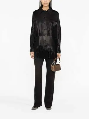 DANCASSAB Loretta Fringed Leather Jacket