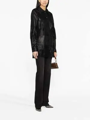 DANCASSAB Loretta Fringed Leather Jacket