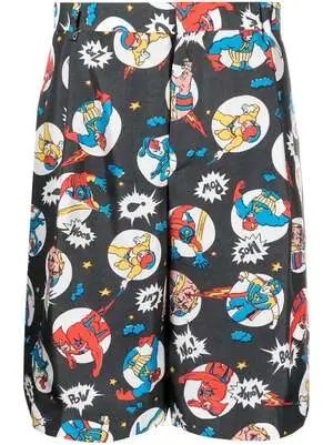 Moschino Graphic Shorts For Men