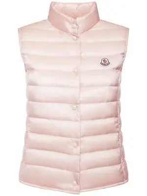 Moncler Liane Nylon Down Vest Pastel Pink