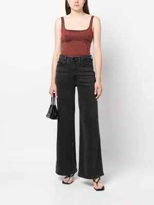 Patrizia Pepe Panelled Denim Top