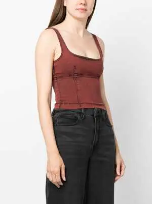 Patrizia Pepe Panelled Denim Top