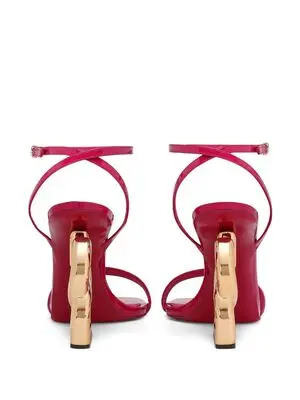 Dolce & Gabbana Keira 105mm Dg-heel Sandals - Red