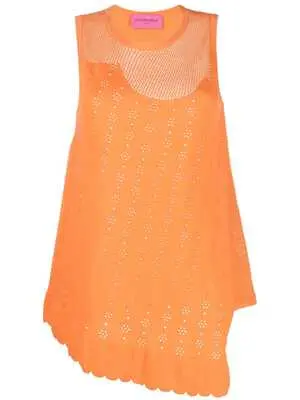 Viktor & Rolf Sleeveless Knit Top - Orange