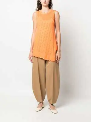 Viktor & Rolf Sleeveless Knit Top - Orange