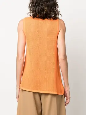 Viktor & Rolf Sleeveless Knit Top - Orange