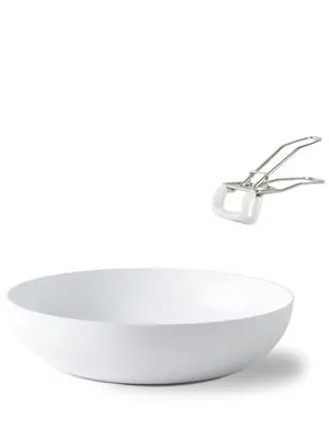 KNINDUSTRIE Porcelain Pasta Pan - White