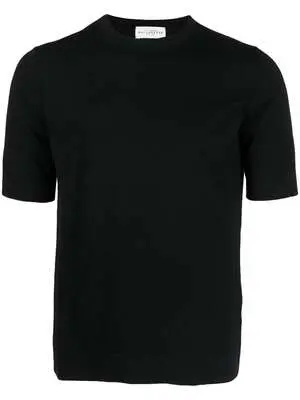 BALLANTYNE Short-sleeve Cotton T-shirt - Black