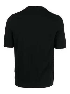BALLANTYNE Short-sleeve Cotton T-shirt - Black