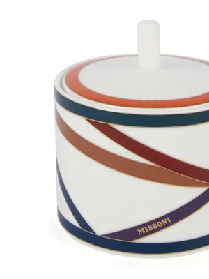 Missoni Nastri Graphic-print Sugar Pot