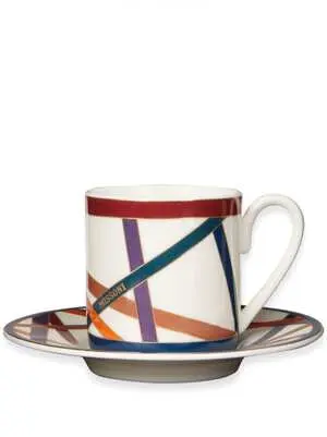 Missoni Nastri Set-of-six Coffee Cups - White