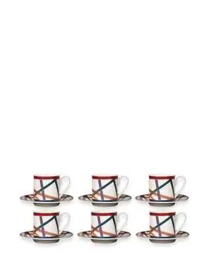 Missoni Nastri Set-of-six Coffee Cups