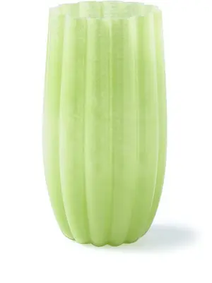 POLSPOTTEN Large Melon Glass Vase - Green
