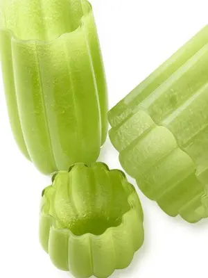 POLSPOTTEN Large Melon Glass Vase