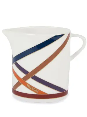 Missoni Nastri Geometric-print Creamer - White