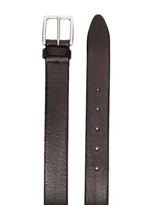 DELL'OGLIO Square-buckle Leather Belt