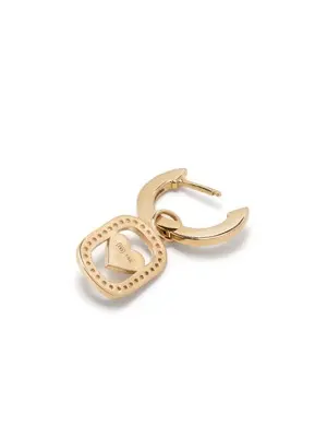SYDNEY EVAN 14kt Yellow Icon Diamond Hoop Earrings