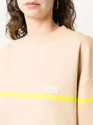 Gcds Logo-print Cotton Sweatshirt
