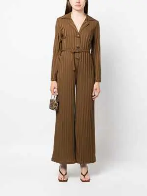 Viktor & Rolf Ribbed-knit Cotton Jumpsuit