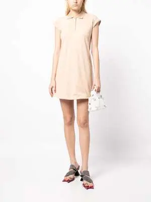 We11Done Contrasting Trim Flared Dress