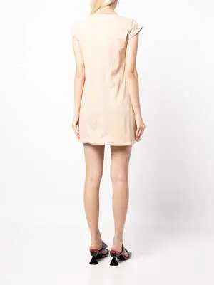 We11Done Contrasting Trim Flared Dress