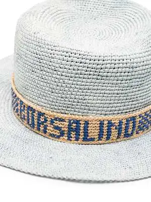 Borsalino Crochet Panama Straw Hat