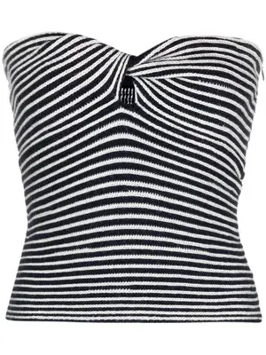 Zadig&Voltaire Twista Striped Knit Top