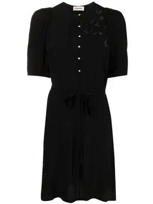 Zadig&Voltaire Rhinestone-embellished Mini Dress
