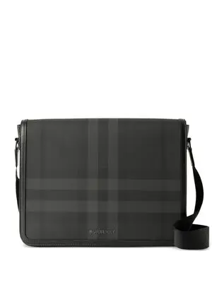 Burberry Check-pattern Messenger Bag