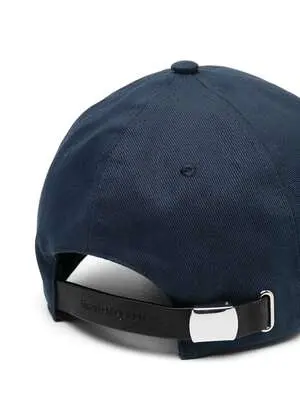 Alexander McQueen Logo-embroidered Baseball Cap - Blue