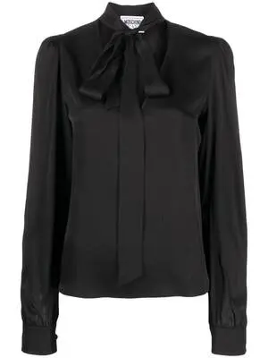 Moschino Pussy-bow Collar Blouse