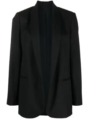 Brunello Cucinelli Shawl Lapels Open-front Blazer