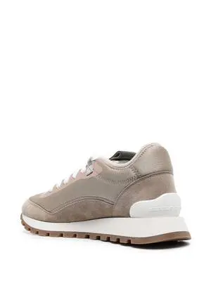 Brunello Cucinelli Monili-detail Suede Sneakers