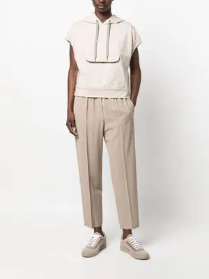 Brunello Cucinelli Cropped Tapered Trousers