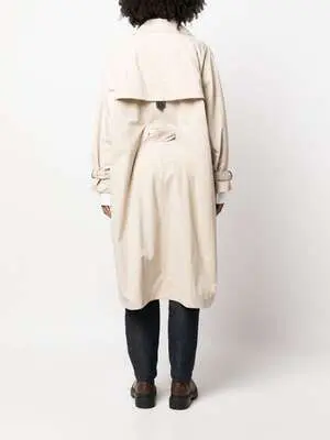 Brunello Cucinelli Buttoned Trench Coat