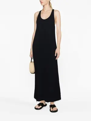 TOTEME Scoop-neck Sleeveless Dress - Black