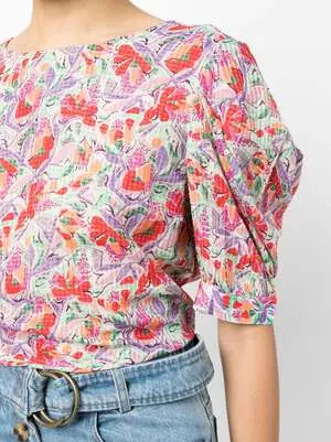 Ba&sh Open-back Tie-fastening Blouse