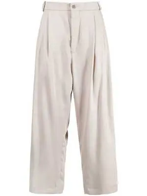 HED MAYNER Pleated Straight-leg Trousers