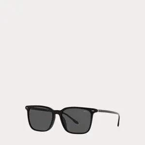 Ralph Lauren Heritage Square Sunglasses - Shiny Black