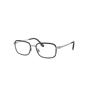 Ray-ban Optics Eyeglasses Frame With Clear Lenses - Silver