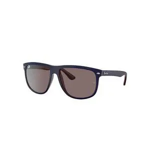 Ray-ban Boyfriend Sunglasses With Polarized Lenses Blue On Brown