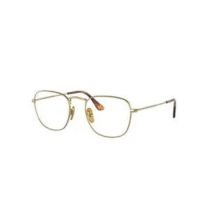Ray-ban Frank Titanium Optics Eyeglasses Frame - Gold