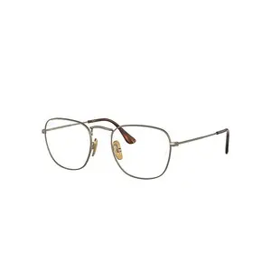 Ray-ban Ray-ban Frank Titanium Optics Eyeglasses Frame Clear Lenses 51-20 Gold