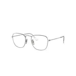Ray-ban Frank Titanium Optics Eyeglasses Frame 51-20 Silver