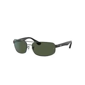 Ray-ban Rb3445 Sunglasses Frame Green Lenses - Black