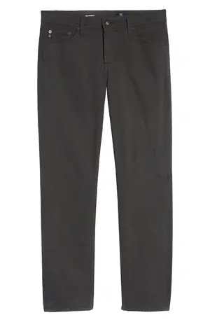 Ag Everett Sueded Stretch Sateen Straight Fit Pants