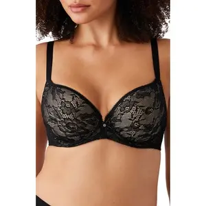 Wacoal Finesse Molded Underwire T-shirt Bra - Black